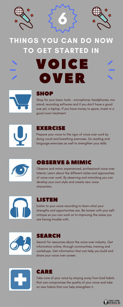6 Things You Can Do NOW to Get Started in Voiceover